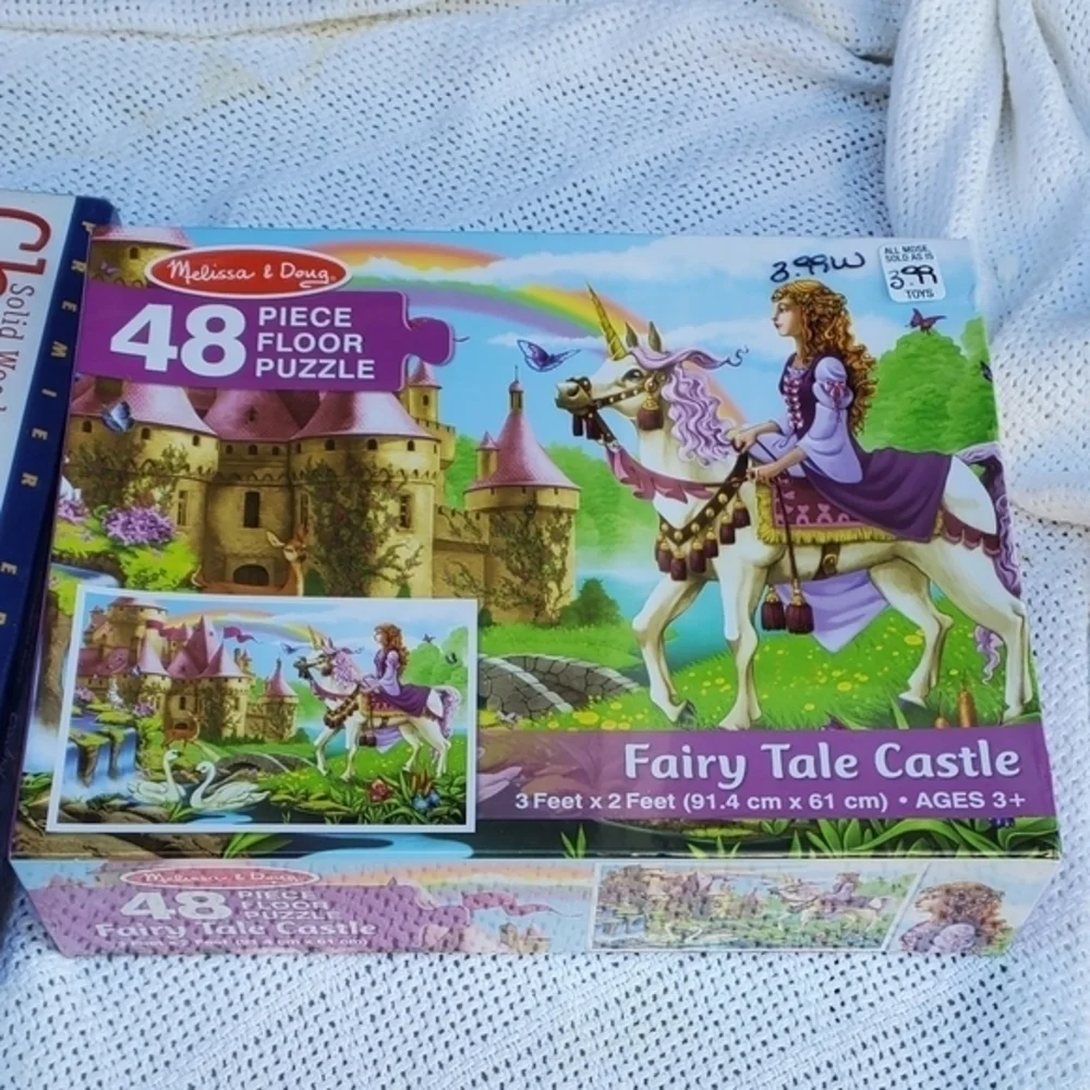 Melissa & Doug | Toys | Melissa And Doug Fairy Tale Castle Puzzle New ...